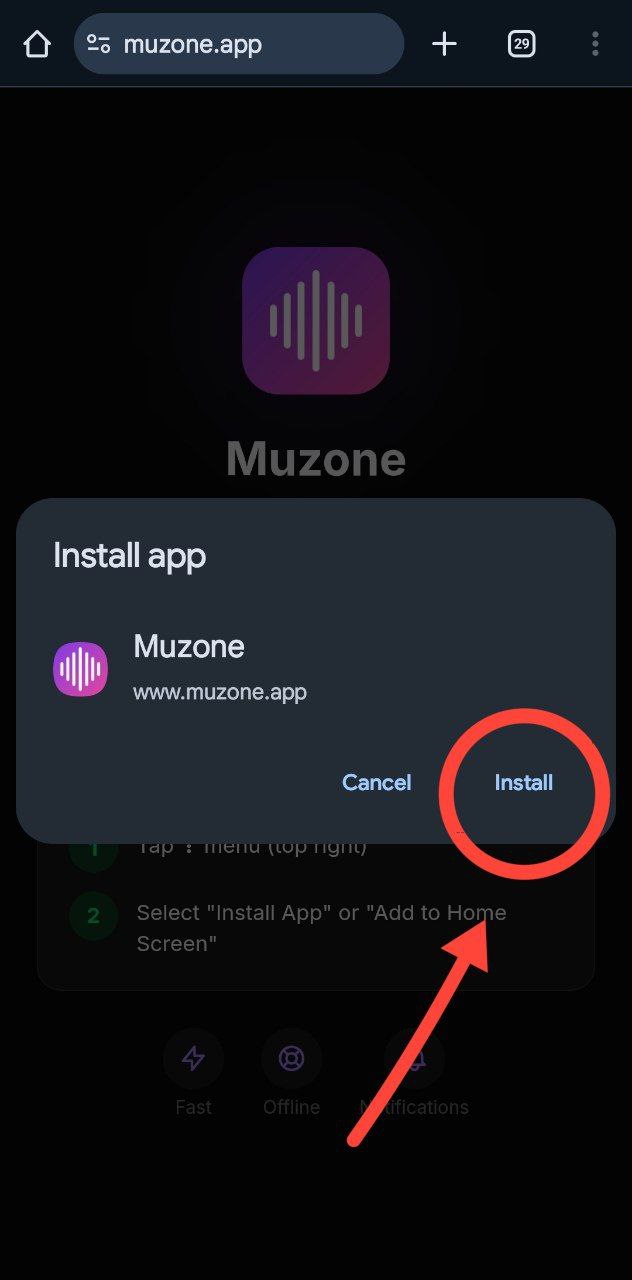 Muzone - Music Social Network